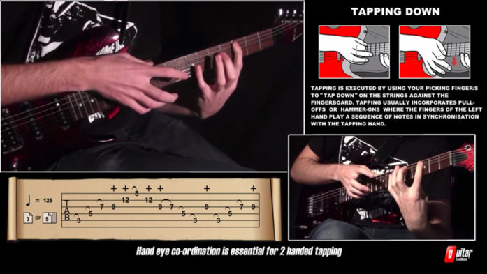 2 Hand Tapping | Metal Guitar Lesson | Guitar Excellence