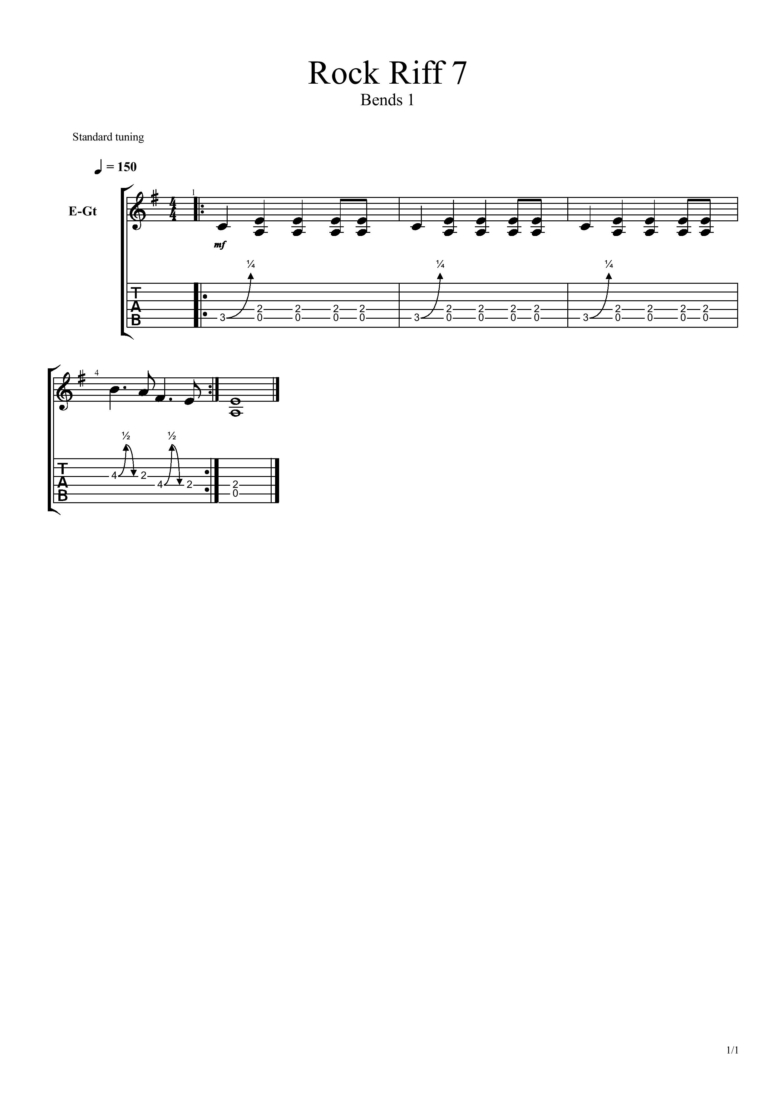 34. Rock Riff 7 | Guitar Excellence